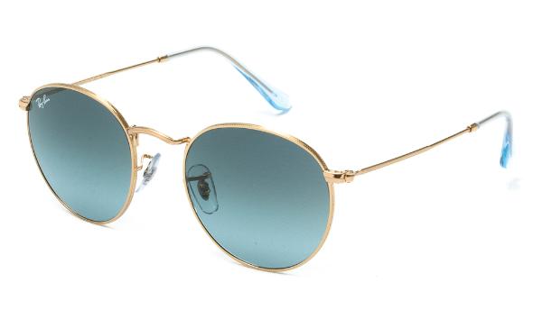 ΓΥΑΛΙΑ ΗΛΙΟΥ RAY BAN ROUND METAL 3447 001/3M 5021